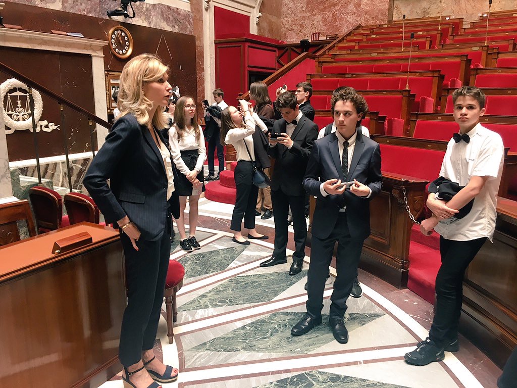 Visite des collégiens du collège Arthur Rimbaud – Virginie DUBY-MULLER